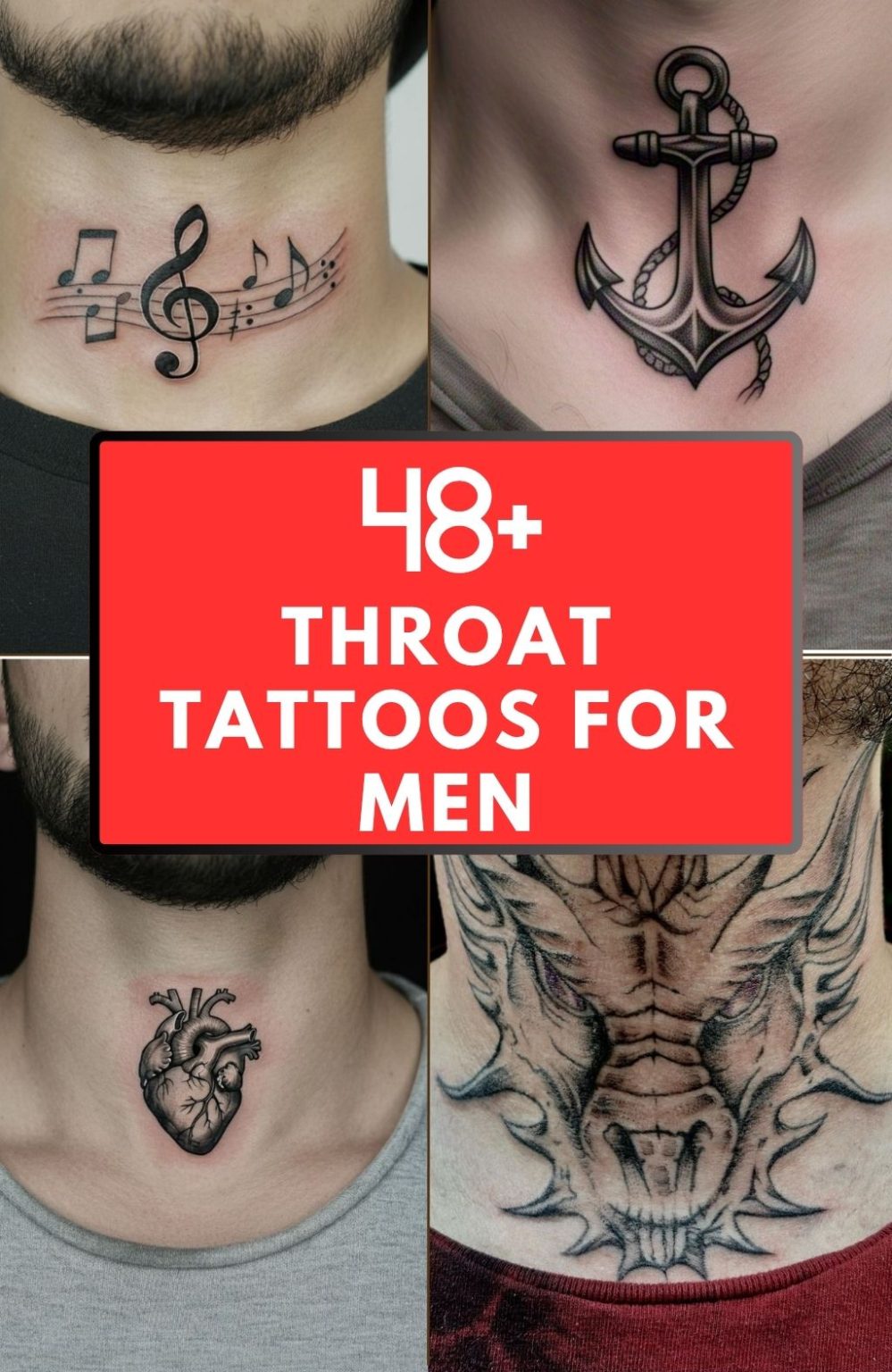 48+ Bold & Meaningful Throat Tattoos for Men - SpikingInfo