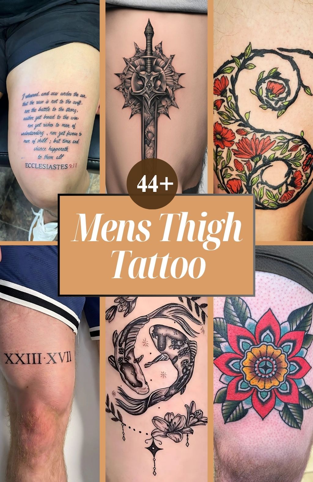 Mens Thigh Tattoo Ideas: 44 Bold & Meaningful - SpikingInfo
